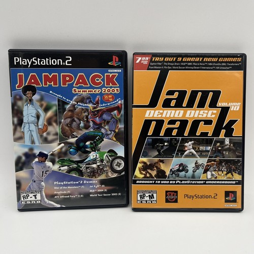 Jampack Summer 2003 & Jampack Vol. 10 - PS2 Demo Disc Lot -Splinter ...