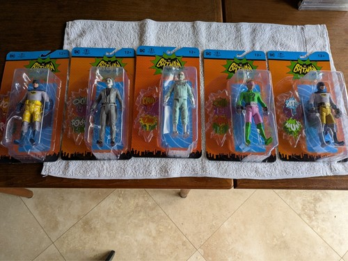Lot of 5 Mcfarlane Toys Batman 66 Action Figures New. Riddler, Mr ...