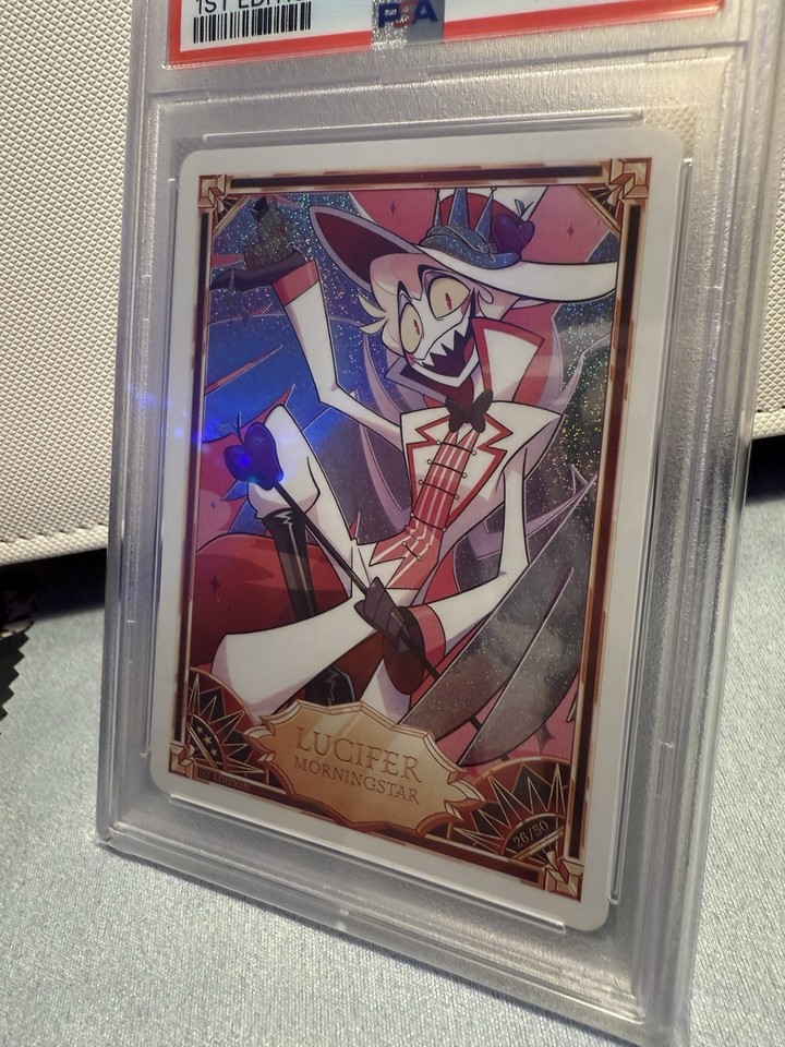 Lucifer First-Edition Premium Foil Trading Card 26/50 Hazbin Hotel | eBay