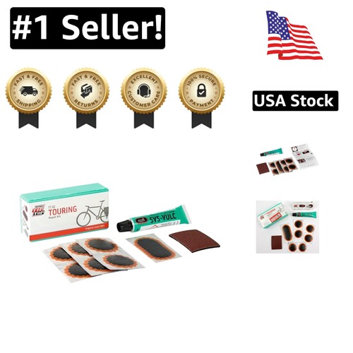 Lightweight REMA TT02 Bike Tire Repair Kit: Quick Fix with Patches ...