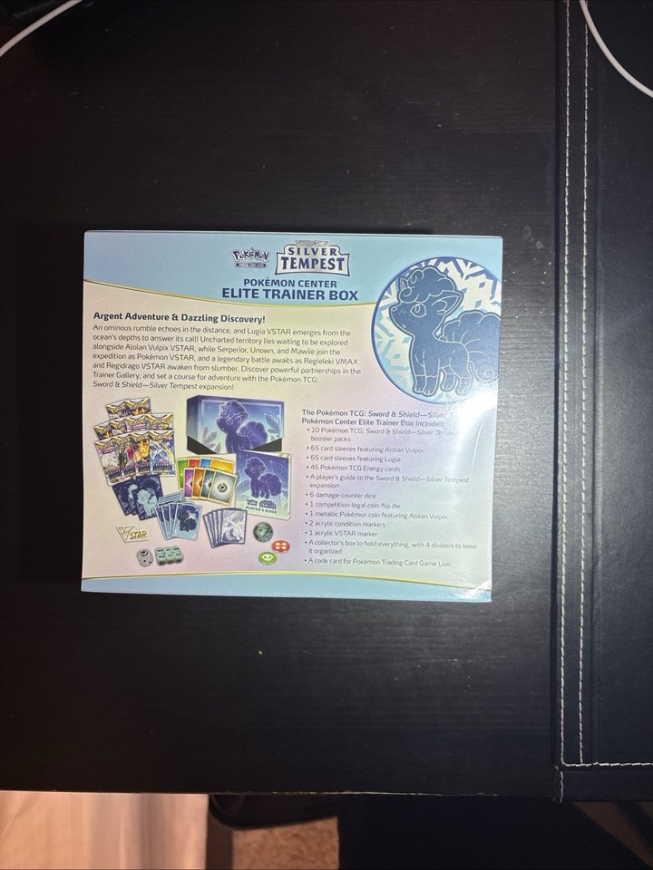 TCG Pokemon Center Exclusive Silver Tempest ETB FACTORY SEALED | eBay