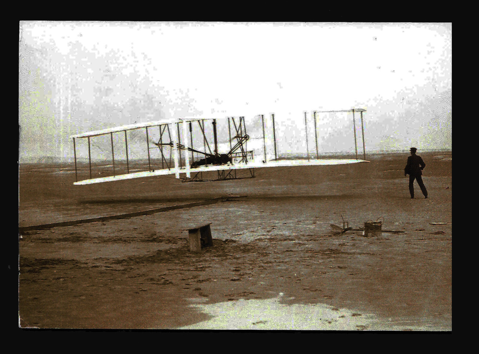 POSTCARD KITTY HAWK NORTH CAROLINA WRIGHT BROTHERS FIRST FLIGHT ...