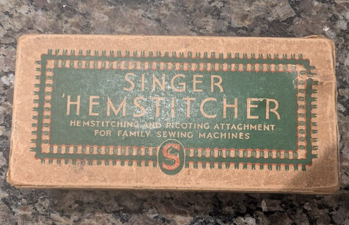 Vintage 1935 Singer Sewing Machine Hemstitcher and Picot Edger Model ...