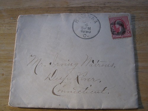 1890 Stamped Envelope with 2 Cent George Washington Stamp | eBay