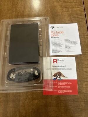 Seagate SRD0NF1 Expansion Portable Drive 2TB External Hard Drive Black ...