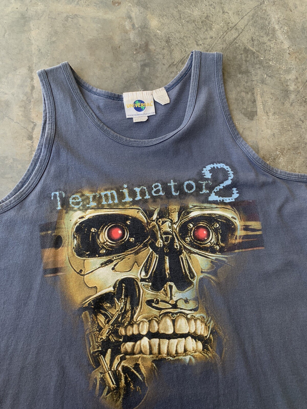 1991 terminator 2 shirt universal studios arnold schw… - Gem