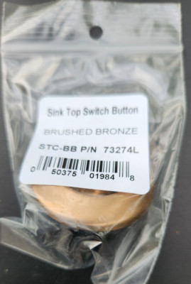 InSinkErator STC-BB Push SinkTop Switch Button, Brushed Bronze | eBay