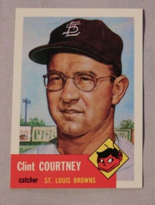 1993 TOPPS ARCHIVES - 1953 TOPPS - CLINT COURTNEY ST LOUIS BROWNS | eBay