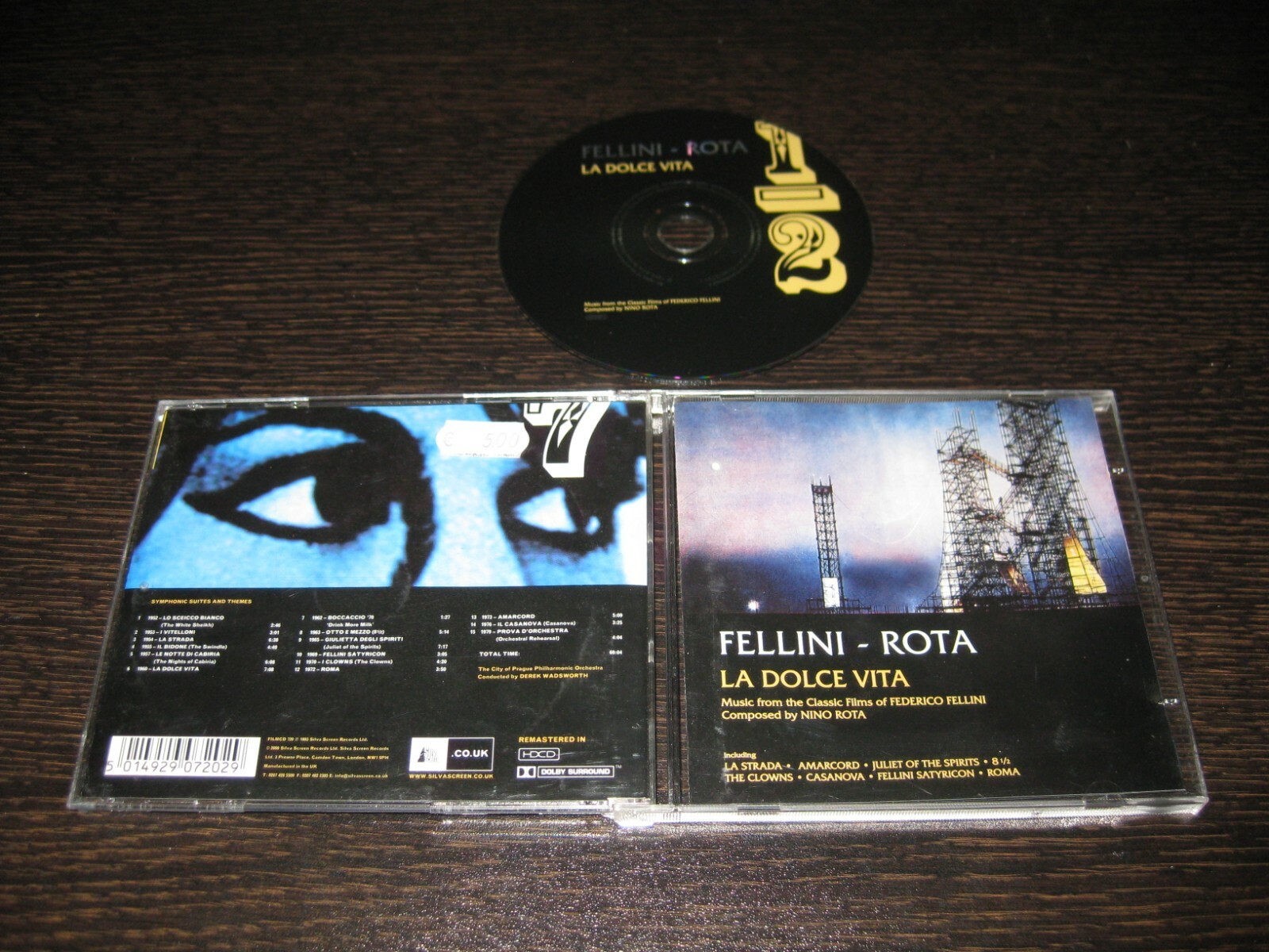 The Dolce Vita CD Music from The Classic Films Of Fellini- Composed By ...