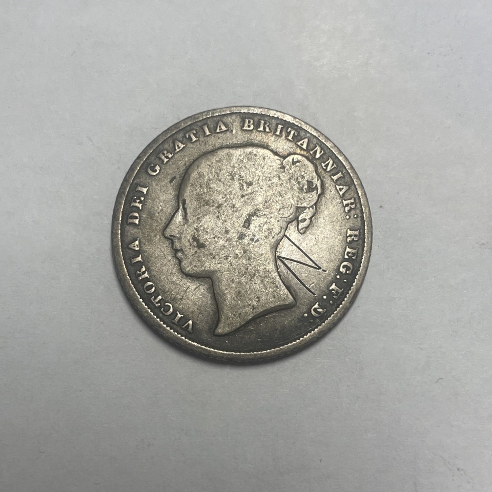 1840 Great Britain One Shilling Queen Victoria .925 Silver KM# 734.1 ...