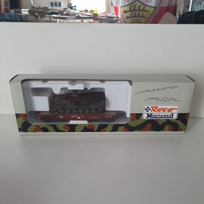 Roco minitanks H0 818 Schwerlastwagen mit Panzer, DC, NEM, in OVP | eBay.de