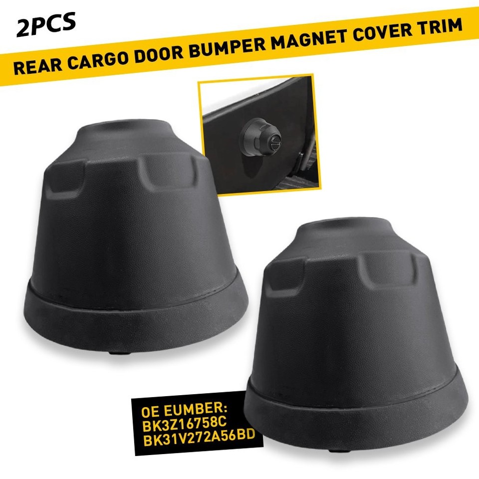 2x Exterior Rear Cargo Door Bumper Magnet Cover Trim For 2015 -2019 ...
