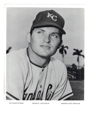 Ed Kirkpatrick Kansas City Royals Vintage 8x10 Team Issue Photo RH4 | eBay