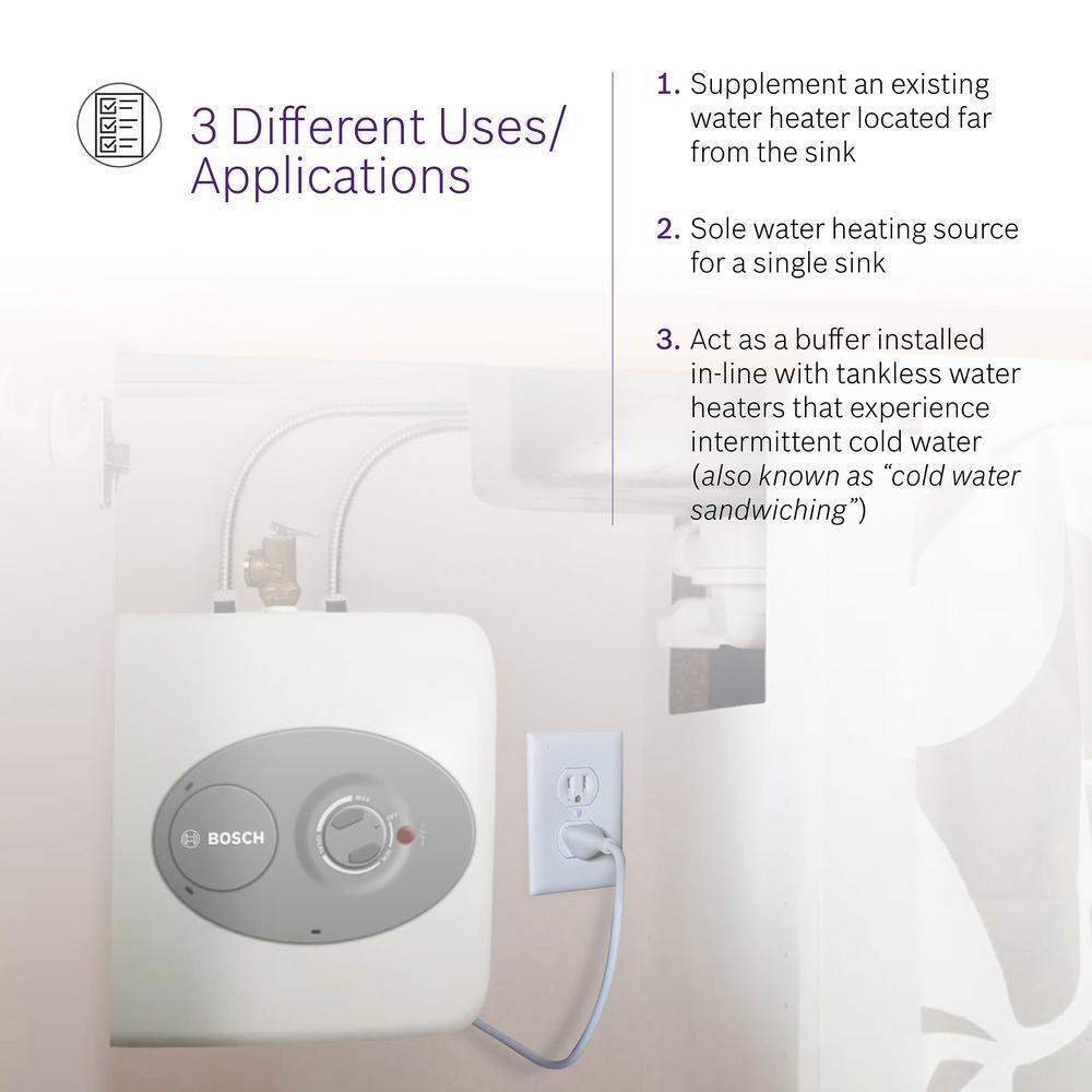 Mini-Tank Electric Water Heater Sink Hot Boiler Wall Mounted Indoor ...