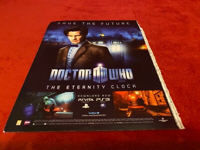 PADA9 ADVERT 11X9 DOCTOR WHO : THE ETERNIY CLOCK PS3 | eBay UK