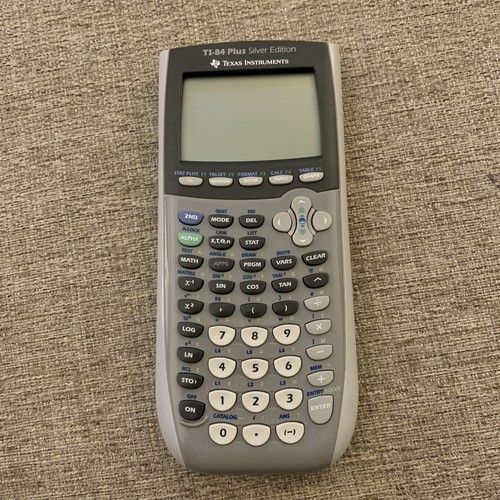 Texas Instruments TI-84 Plus Silver Edition Gray Graphing Calculator ...