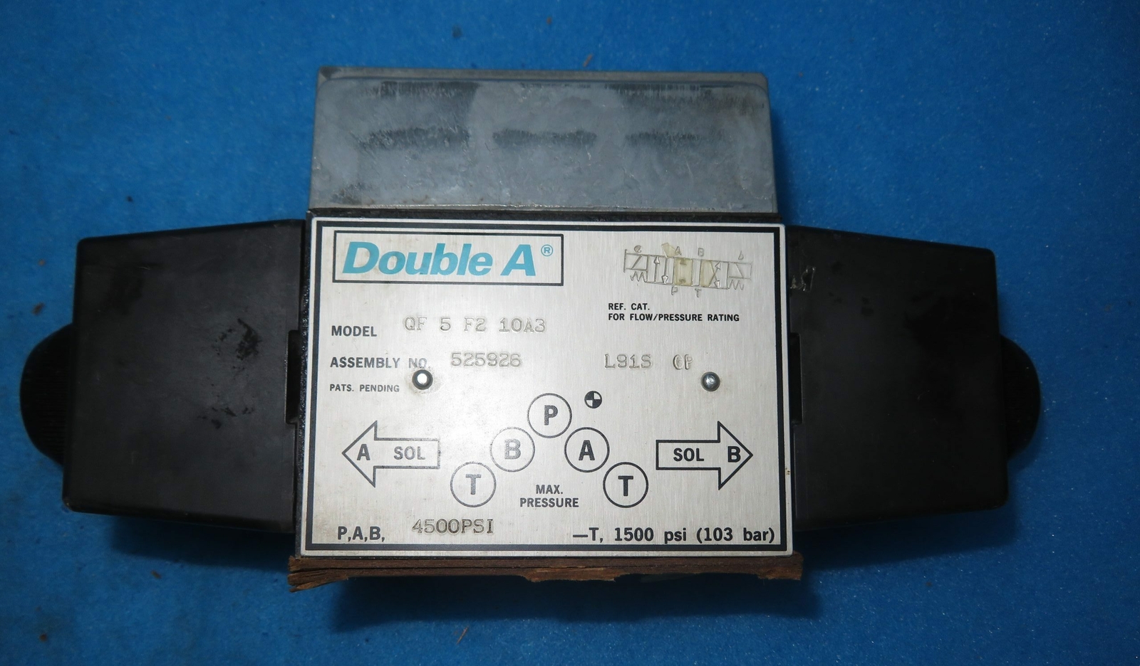New Double A QF-5-F2-10A3 4500PSI Solenoid Valve + 1 Year Warranty | eBay