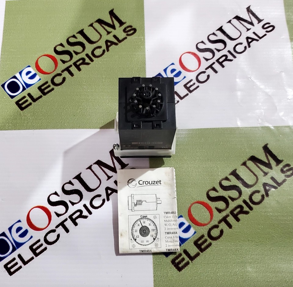 CROUZET TMR48L ANALOG TIMER COIL VOLTAGE 12VAC TO 240VAC FAST SHIPPING ...