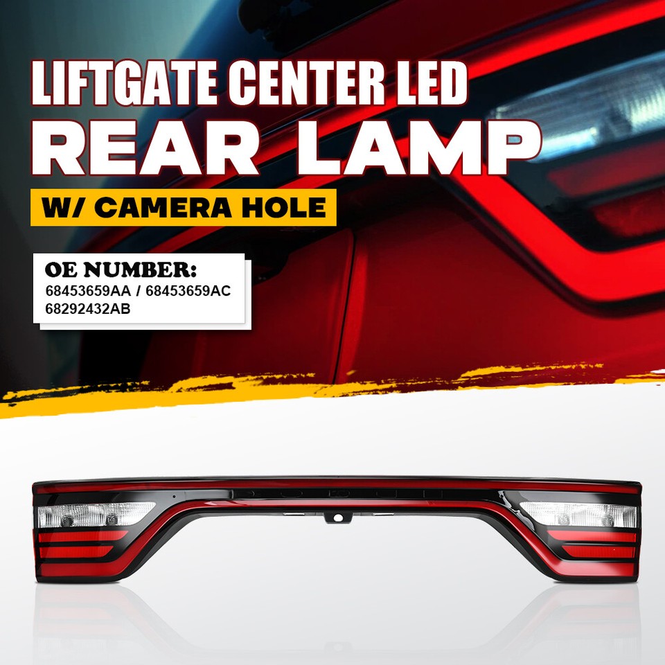 For 2016-2019 2020 2021 2022 Dodge Durango Tailgate Center Taillight ...