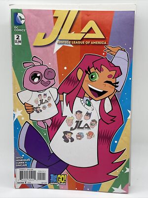 DC COMICS JLA JUSTICE LEAGUE OF AMERICA #2 Sept. 2015 TEEN TITANS GO ...