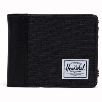 Herschel Hank II RFID Black Crosshatch Black - One Size | eBay