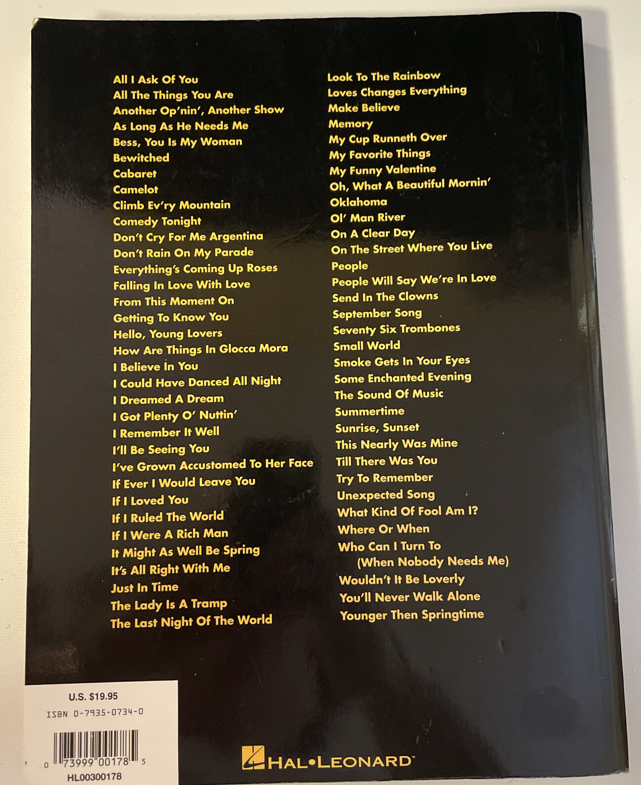 The Best Broadway Songs Ever Easy Piano Sheet Music Songbook 255 Pages ...