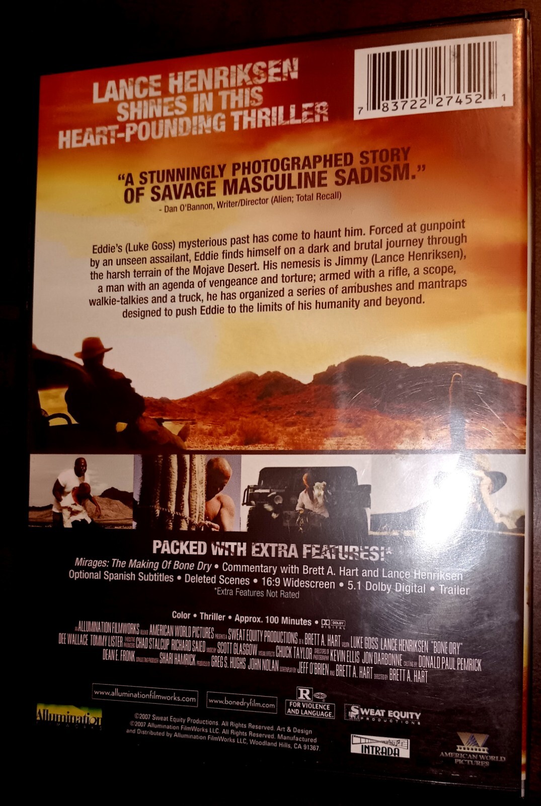 Bone Dry DVD THE MOVIE Luke Goss, Lance Henriksen, Dee Wallace 2007 ...