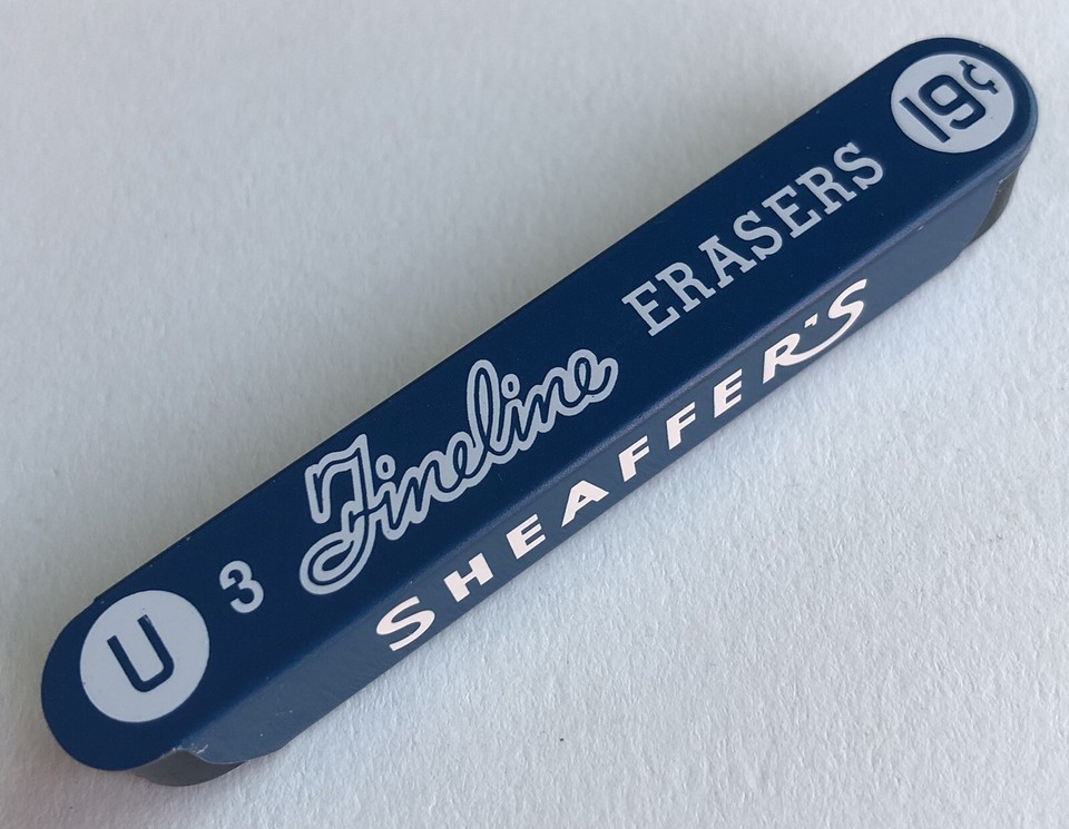 Vintage SHEAFFER Fineline U Mechanical Pencil Erasers Blue NOS 3pk ...