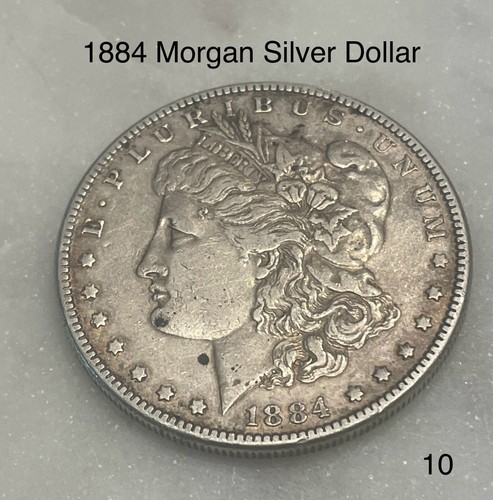 1884 Morgan Silver Dollar Philadelphia No Mint Mark 90% Silver ...