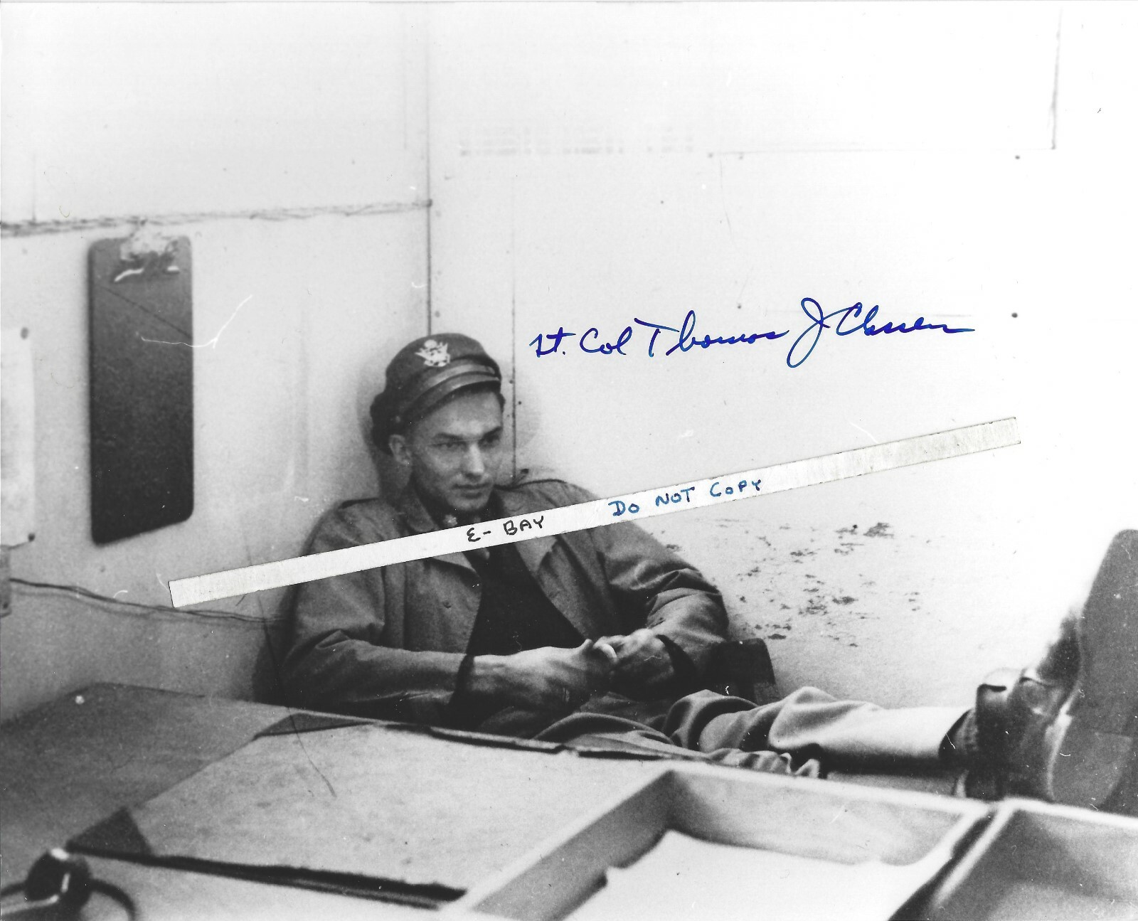 Thomas Classen, autographed 8 x 10, 509th Composite Group Deputy ...