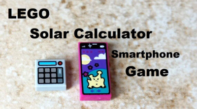 LEGO Calculator Smartphone Climate Alien Game Printed Set Friends 1x2 ...