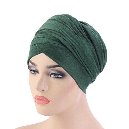 Women Muslim Headscarf Turban Hijab Hat Long Tail Head Wrap Cover Cap ...
