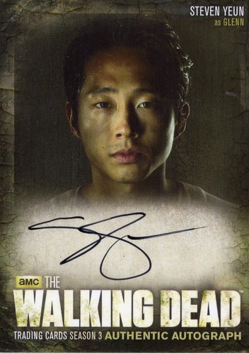 2014 The Walking Dead Season 3 Part 1 Steven Yeun Glenn Rhee as #A4 ...