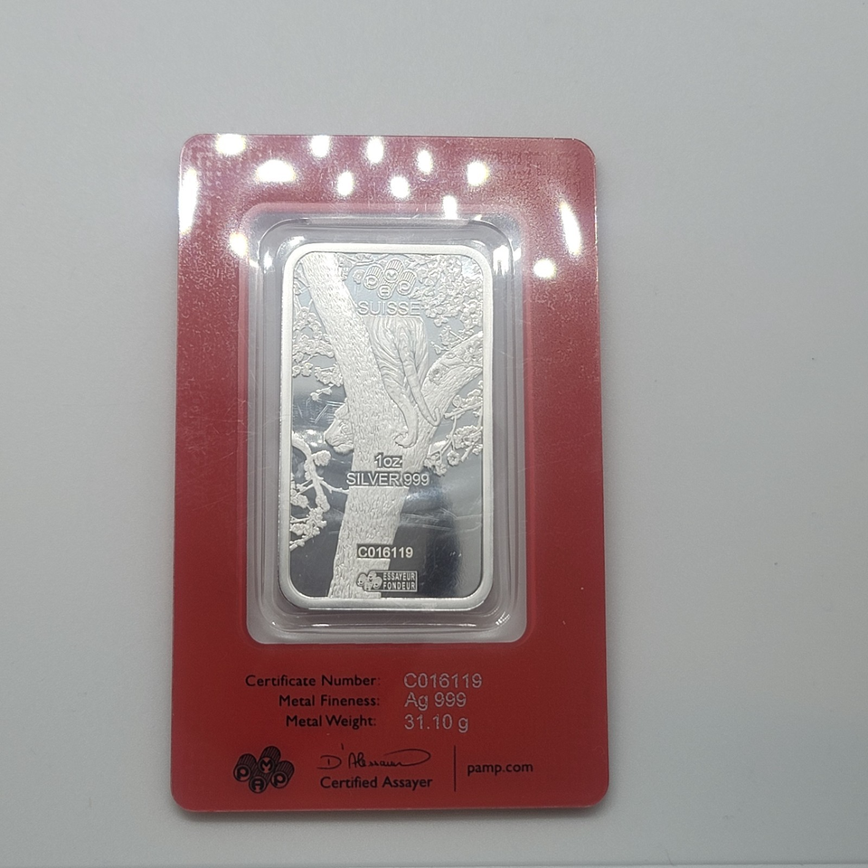 2022 1 oz Pamp Suisse LUNAR TIGER .999 Fine Silver Bar | eBay
