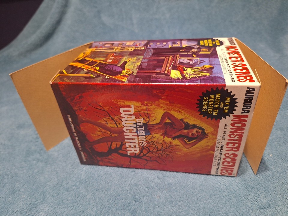 Aurora 1971 Monster Scenes Dr Deadly’s Daughter Mint Never Sealed Box ...