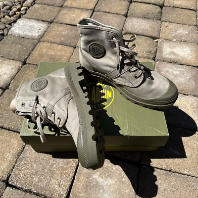 PALLADIUM PALLABROUSSE French Foreign Legion Canvas Boots 8.5 Men 10 ...