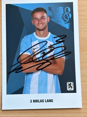 Niklas Lang TSV 1860 München 2023/24 Autogrammkarte orig signiert #6986 | eBay.de