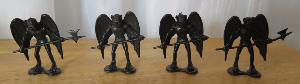 Lot 12 DFC 1981 Dragon Riders of the Styx Plastic Toy Figures 54mm ...