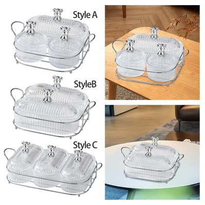 Divided Snack Serving Bowls Kitchen Supplies Condiment Tray | eBay