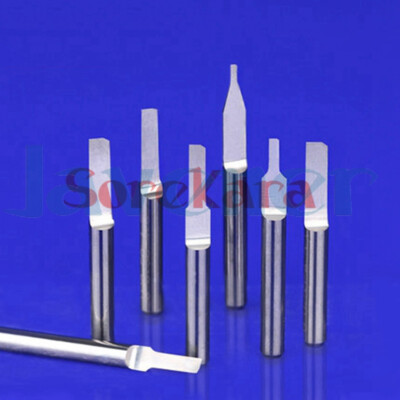 LOT10 3.175mm One Flute Haft Straight Router Bits Knife CNC Cutter ...