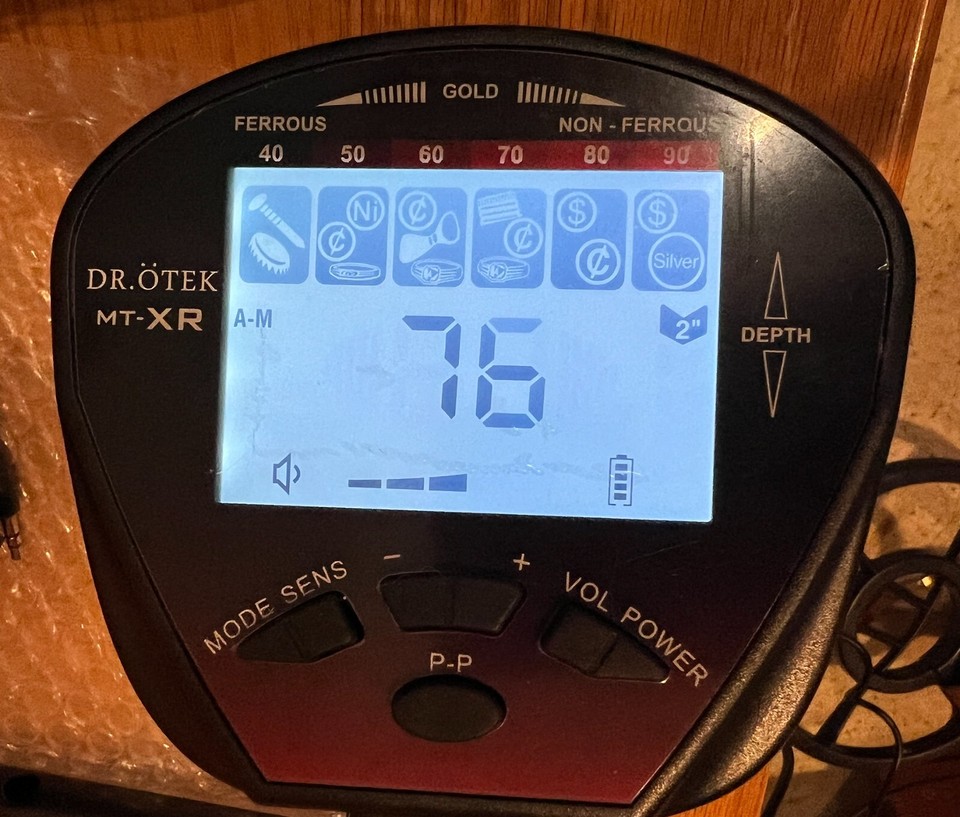 Dr Otek Metal Detector MT-XR Lightweight for Finding Beach Treasures ...