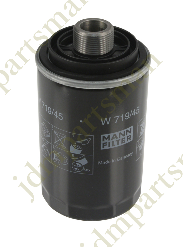 NEW Oil Filter Spin-On OEM Mann W719/45 for Audi A3 A4 Q5 VW Eos Jetta ...