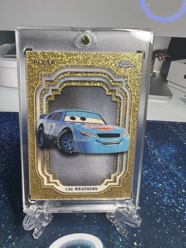 2024 Disney Topps Chrome Cal Weathers Unique Custom Card Gold Speckle 1 ...