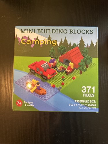 Impact Mini Building Blocks Set Camping Mountain Campfire Tent Lake ...