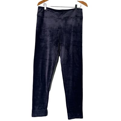 A293100 CUDDL DUDS Double Plush Velour Leggings Carbon Grey XS | eBay