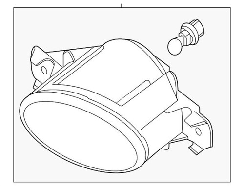 26155-9B91D Nissan Fog lamp assy-lh 261559B91D, New Genuine OEM Part | eBay