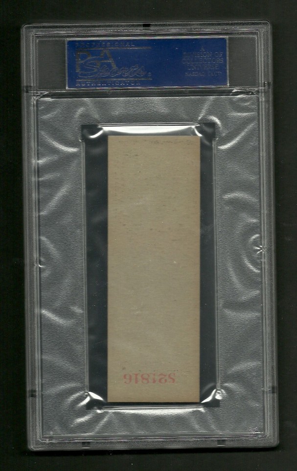 Lorne Chabot 1935-36 Diamond Match Tan Hockey Matchbook PSA 8 NM-MT 1/1 ...