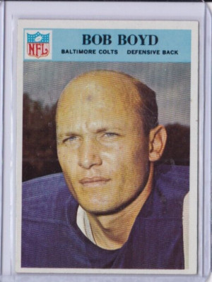 1966 Philadelphia Football #16 BOB BOYD Baltimore Colts B | eBay
