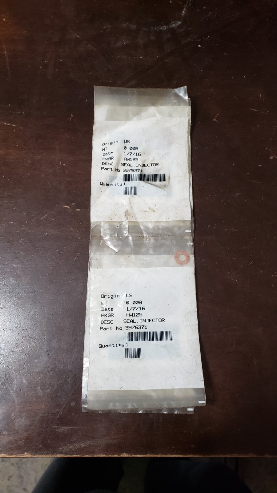 3976371 - Cummins Fuel Injector seal - Pack of 6 | eBay