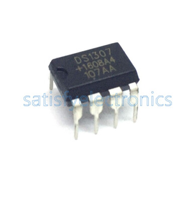 20PCS IC DS1307 DS1307N RTC SERIAL 512K I2C Real-Time Clock DIP-8 NEW ...